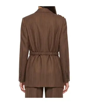 Dries Van Noten Embellished Belted Blazer