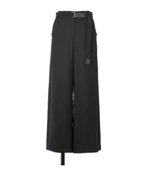 Sacai Belted Wide-leg Trousers