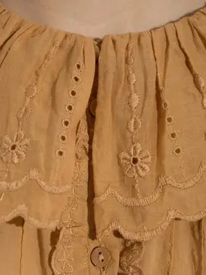 Isabel Marant Étoile Embroidered Ruffle Mini Dress