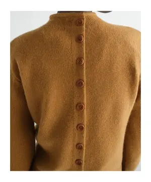 LEMAIRE Reversible Buttoned Sweater In Cashmere