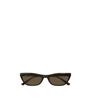 Gucci Emblem Geometric Sunglasses - Brown