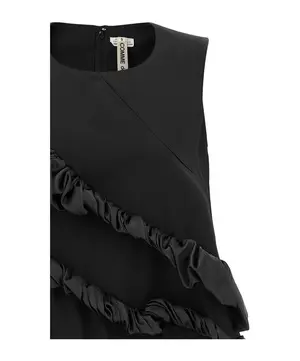 Comme Des Garçons Sculptural Ruffled Mini Dress