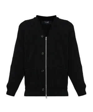 Comme Des Garçons Long-sleeved Casual Jacket - Black
