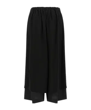 Comme Des Garçons Wide-leg Casual Trousers
