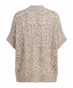 Peserico V-neck Cape