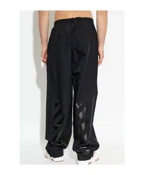 Off-White Drawstring Casual Pants