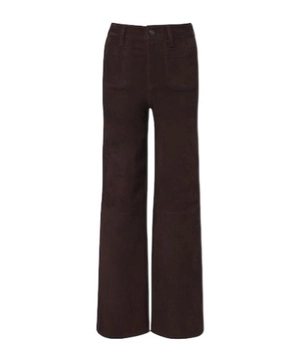 FRAME Flared Wide-leg Casual Trousers - Brown
