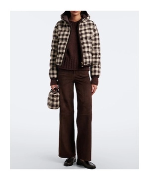 FRAME Flared Wide-leg Casual Trousers - Brown