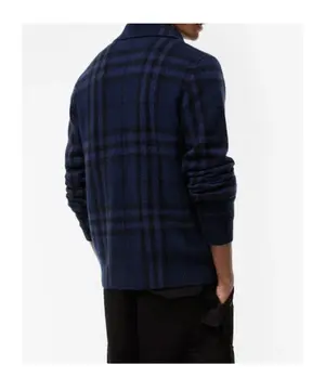 Burberry Check Cashmere Cardigan