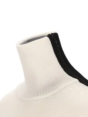 Loewe Contrast-trim Wool Sweater - White