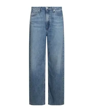 Rag & Bone Rag Bone Logan High-rise Wide-leg Jeans - Blue