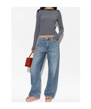 Rag & Bone Rag Bone Logan High-rise Wide-leg Jeans - Blue
