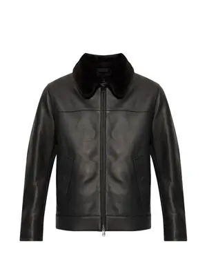 Brioni Leather Jacket - Multicolor