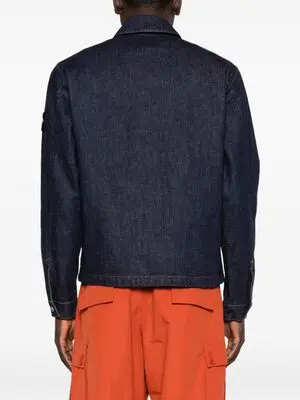 Stone Island Denim Cotton Jacket - Multicolor