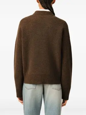 AMI Paris De Coeur Wool Crewneck Sweater
