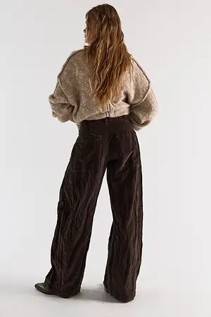 Free People Augusta Velvet Trousers