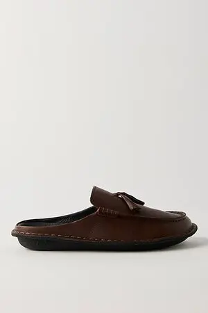 VIBAE Soho Tassel Mules - Cocoa Brown