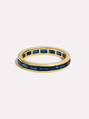 BY PARIAH Prism Stacking Ring Navy Sapphire - Blue