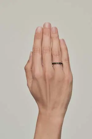 BY PARIAH Prism Stacking Ring Navy Sapphire