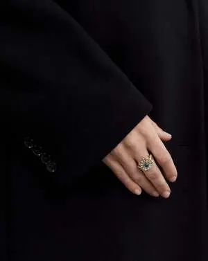 BY PARIAH Aurora Cocktail Ring | Emerald