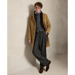 Ralph Lauren Relaxed Fit Wool Easy Pant - Charcoal