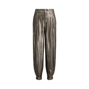 Ralph Lauren Paisley Metallic Crinkle Jogger Pant