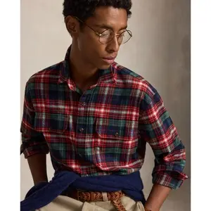 Ralph Lauren Classic Fit Plaid Flannel Workshirt