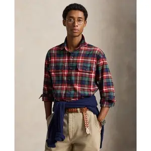 Ralph Lauren Classic Fit Plaid Flannel Workshirt