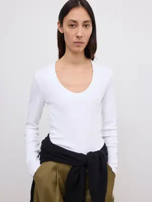 HOUSE OF DAGMAR Scoop Jersey Top