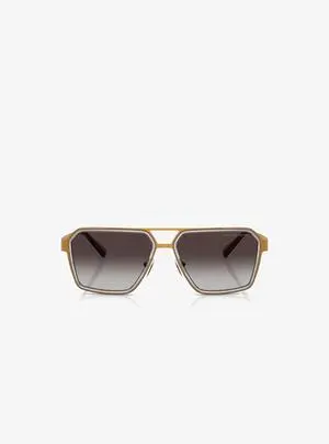 Michael Kors Oxford Sunglasses In By - Gold