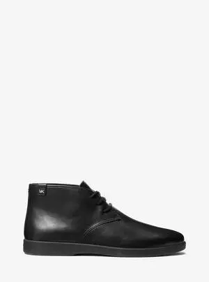 Michael Kors Wesley Leather Boot In Size By