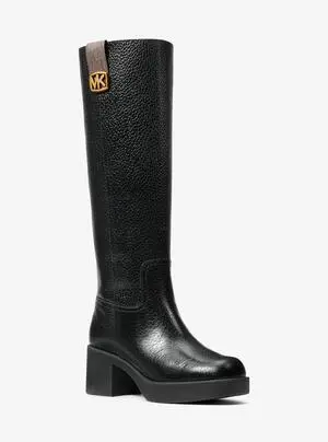 Michael Kors Bryant Leather Platform Boot In Size By