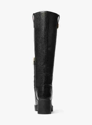Michael Kors Bryant Leather Platform Boot In Size By