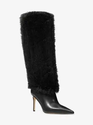Michael Kors Dawn Faux Fur Boot In Size By