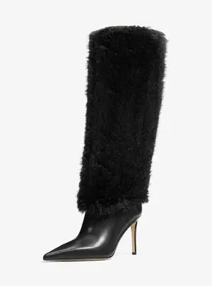 Michael Kors Dawn Faux Fur Boot In Size By
