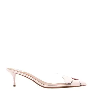 Alaïa Bloom Mules - Pink