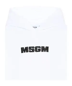 MSGM Logo-embroidered Hoodie