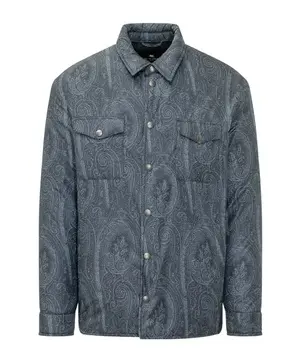 Etro Paisley Buttoned Overshirt