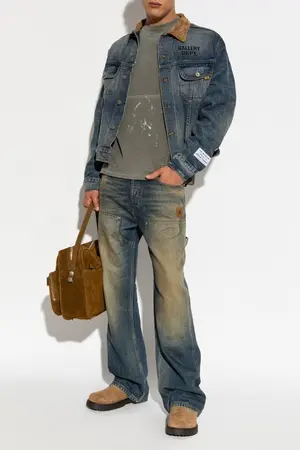 GALLERY DEPT. Cordcollar Cropped Denim Jacket