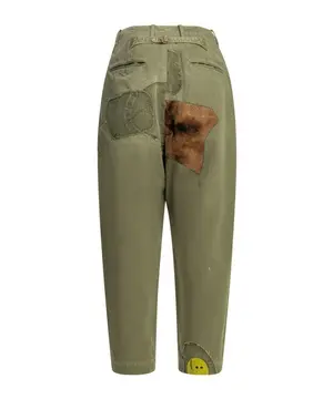 Kapital Katsuragi Patchwork Embroidered Tailored Trousers