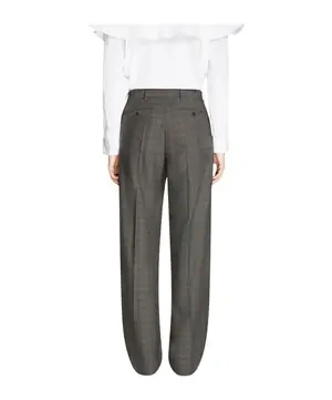 Dries Van Noten Long Straight-leg Wool Pants