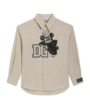 Dolce & Gabbana Poplin Shirt With Logo