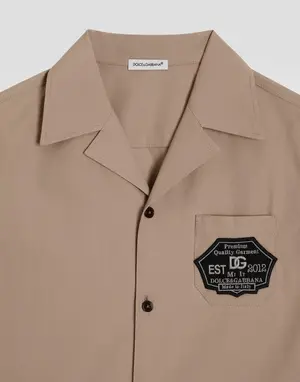 Dolce & Gabbana Logo-patch Short-sleeve Shirt