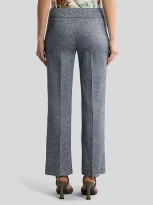 Etro Jacquard Straight-leg Trousers
