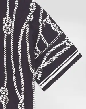 Dolce & Gabbana Marina-print Viscose Shirt