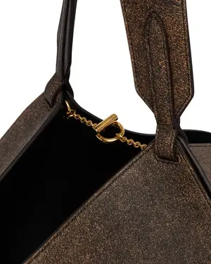 Khaite Lotus Tote Bag - Brown