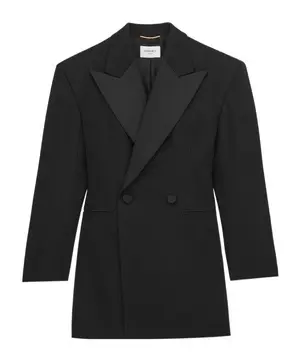 Saint Laurent Double-breasted Blazer - Black