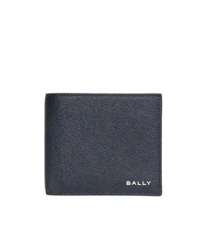 Bally Bi-fold Wallet - Navy