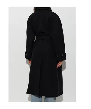 A.p.c. Lea Belted Double-breasted Coat