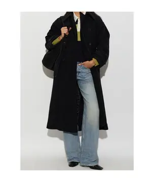 A.p.c. Lea Belted Double-breasted Coat